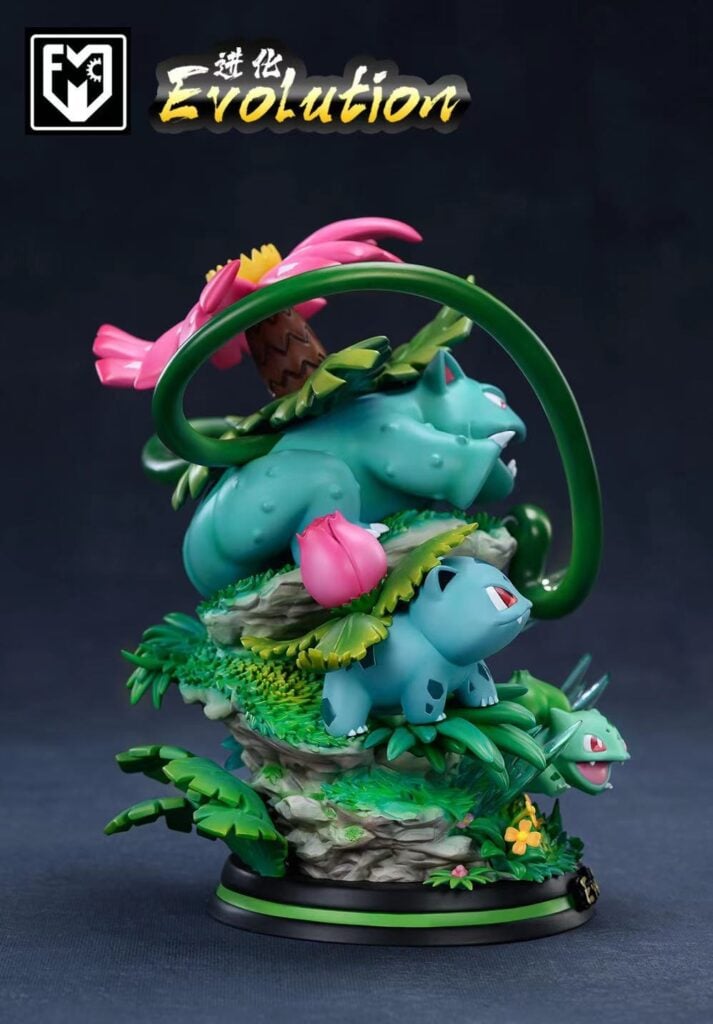 Evolution of Bulbasaur - Pokemon Resin Statue - MFC Studios [In Stock]