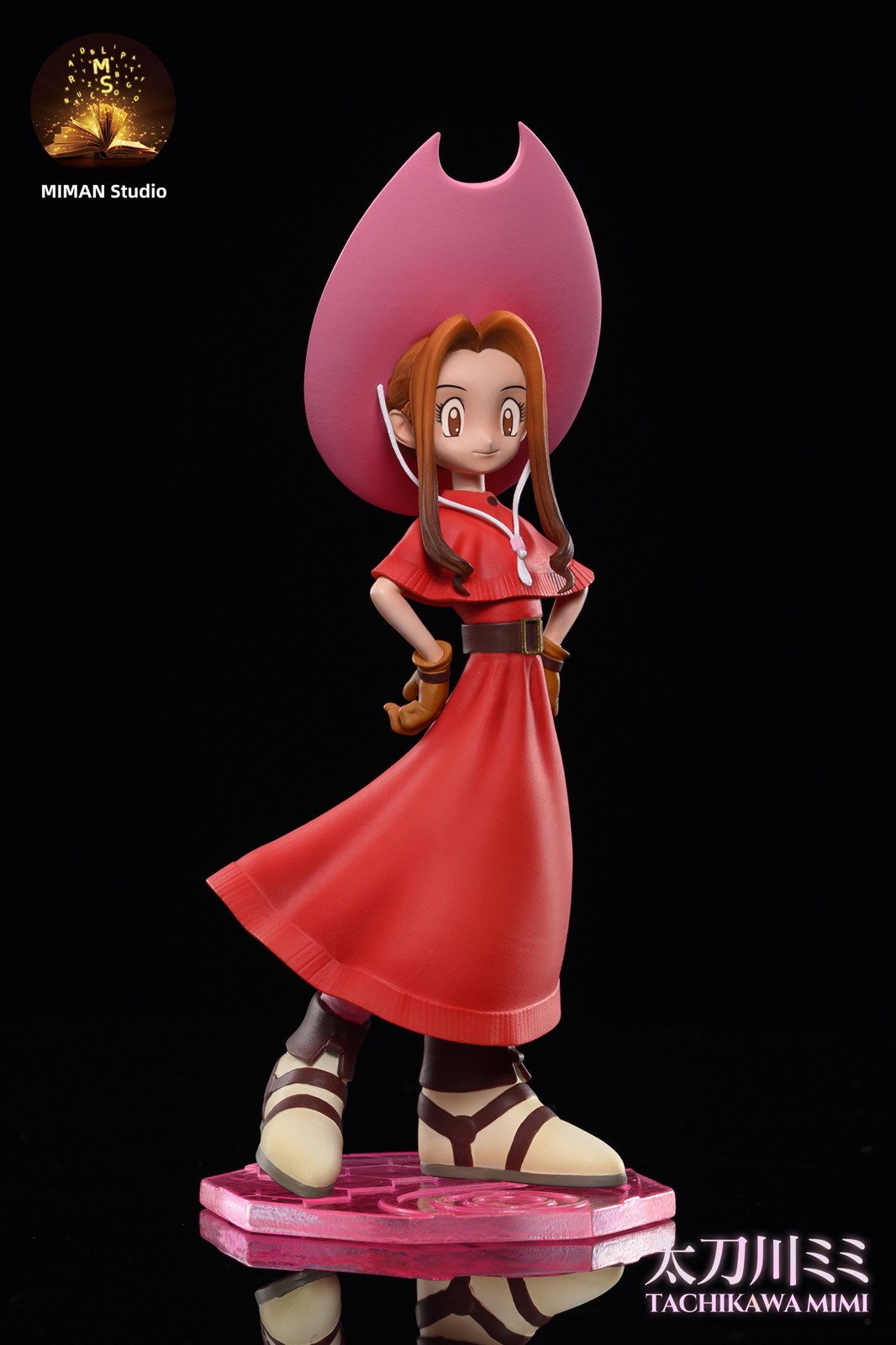Megahouse Scale Mimi Tachikawa & Palmon- Digimon Resin Statue - MIMAN ...