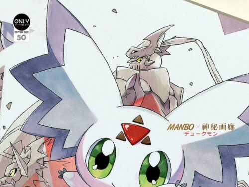 Evolution of calumon Decoration Painting - Digimon Decorative Painting ...