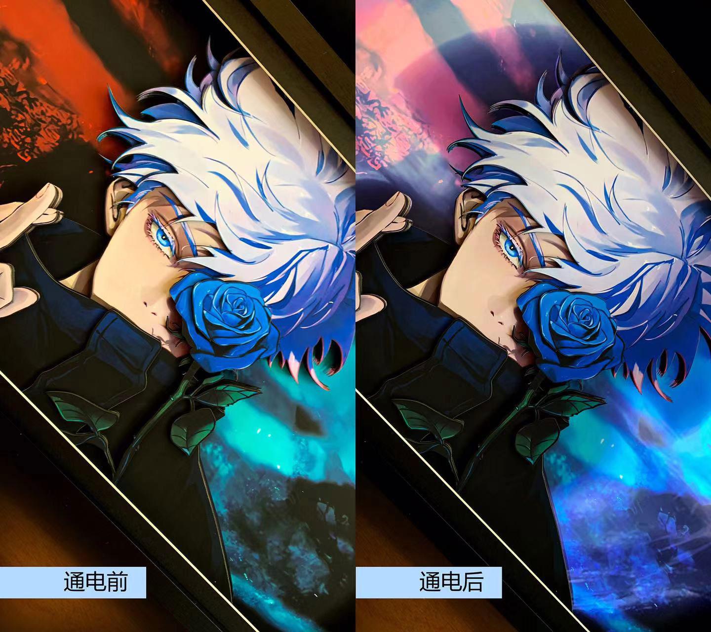 3D Decorative Paint of Light Guide Transformation Gojo Satoru with LED ...