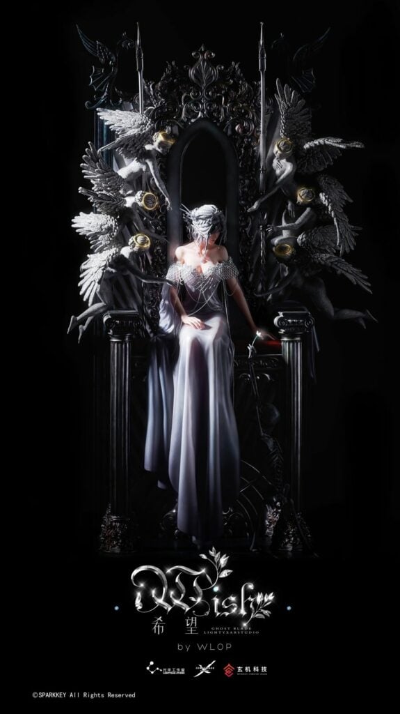 1/4 Scale Licensed Wish/ Princess Yan - Ghost Blade Resin Statue ...