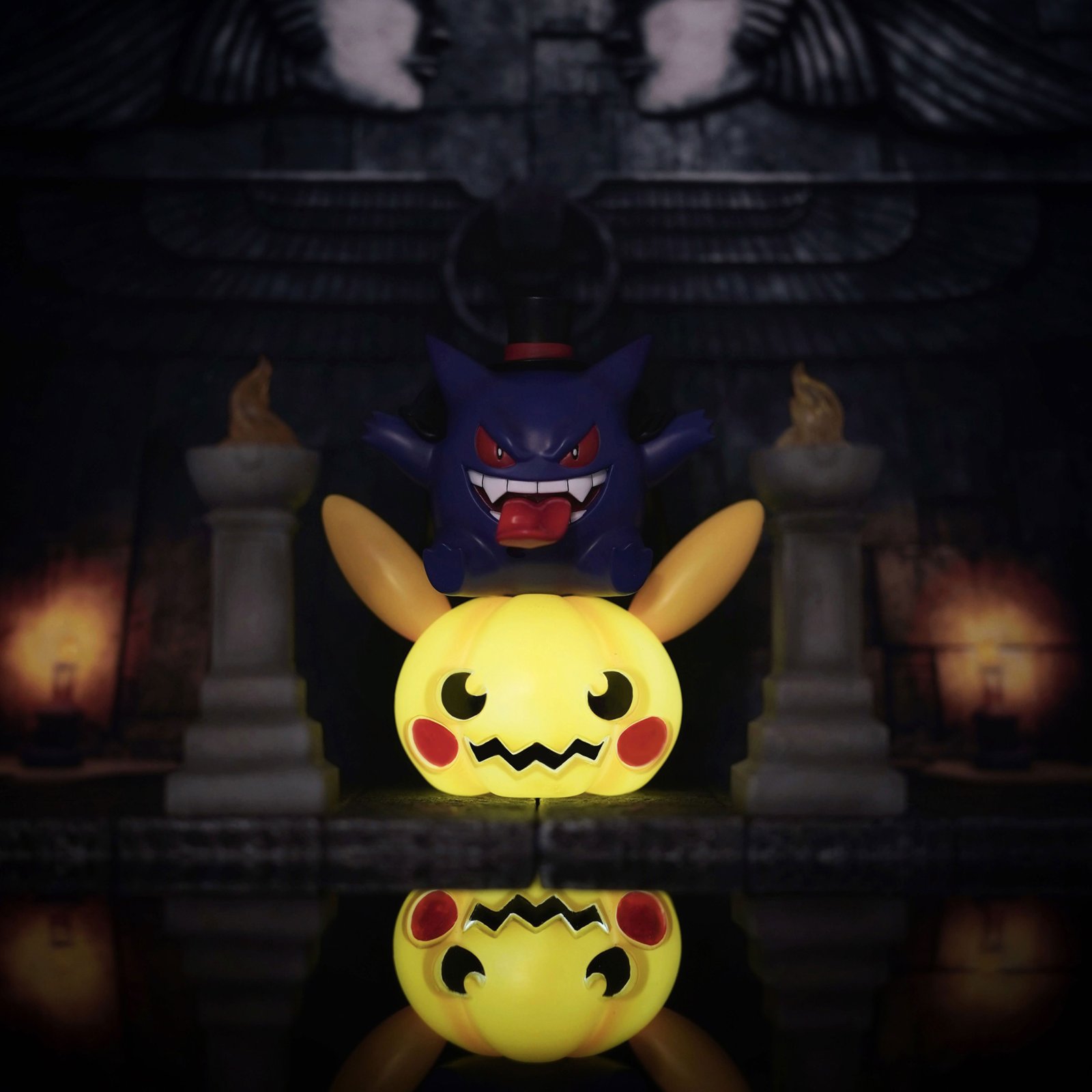 Crying Gengar & Happy Gengar & Vampire Gengar - Pokemon Statue - sun ...