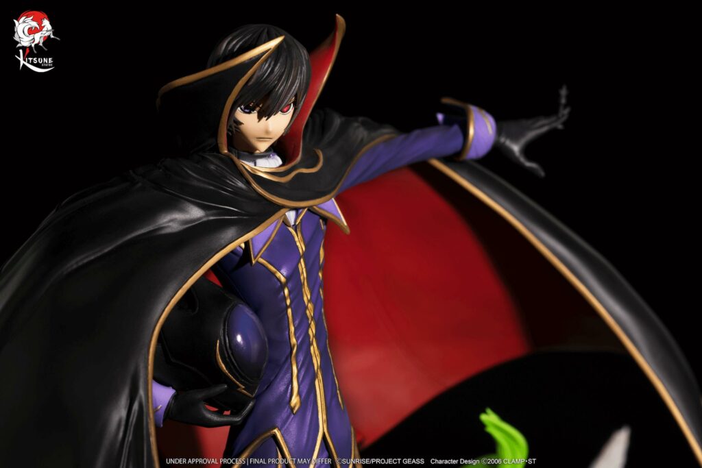 16 Scale Lelouch Vi Britannia And Cc Code Geass Official Statue Kitsune Statue Pre Order