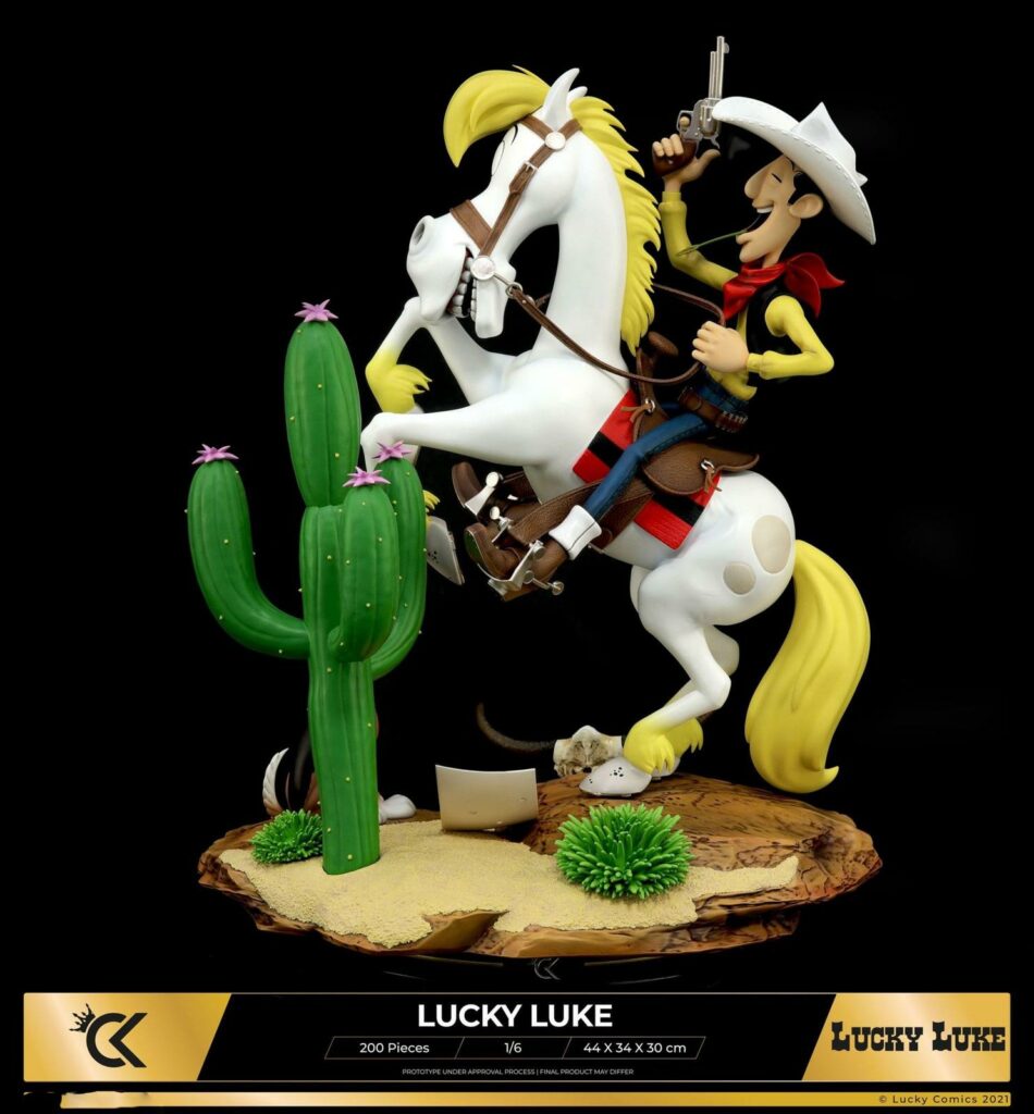 1/6 Scale Licensed Lucky Luke - Lucky Luke Resin Statue - Cartoon ...