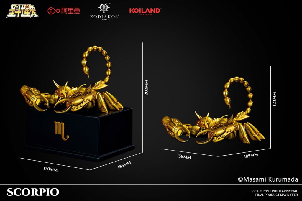 1/6 Scale Licensed Scorpio Cloth - Saint Seiya Resin Statue - Zodiakos ...