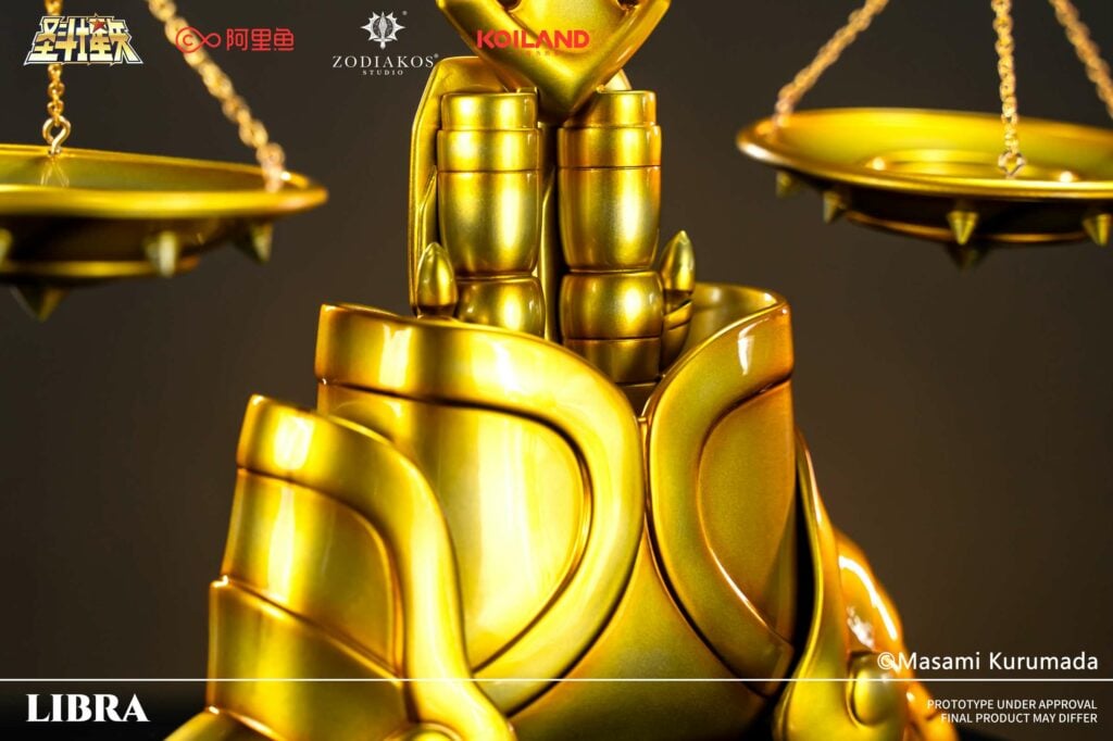 1/6 Scale Licensed Libra Cloth - Saint Seiya Resin Statue - Zodiakos ...