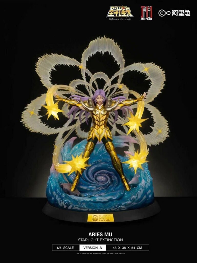 Licensed Aries Mu - Saint Seiya Resin Statue - JIMEI Palace Studios